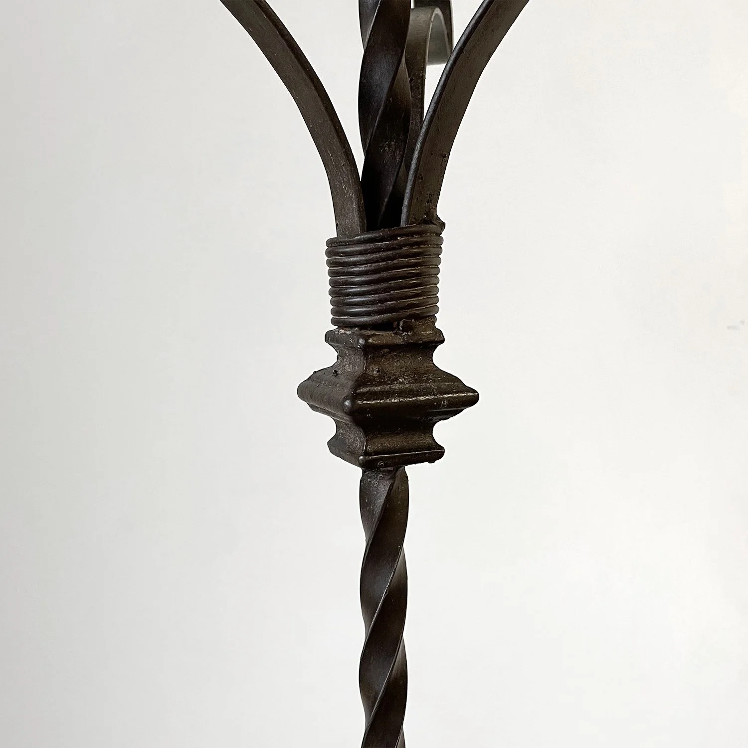 Spanish Wrought Iron Torchiere Candelabra — e l e p h a n t e