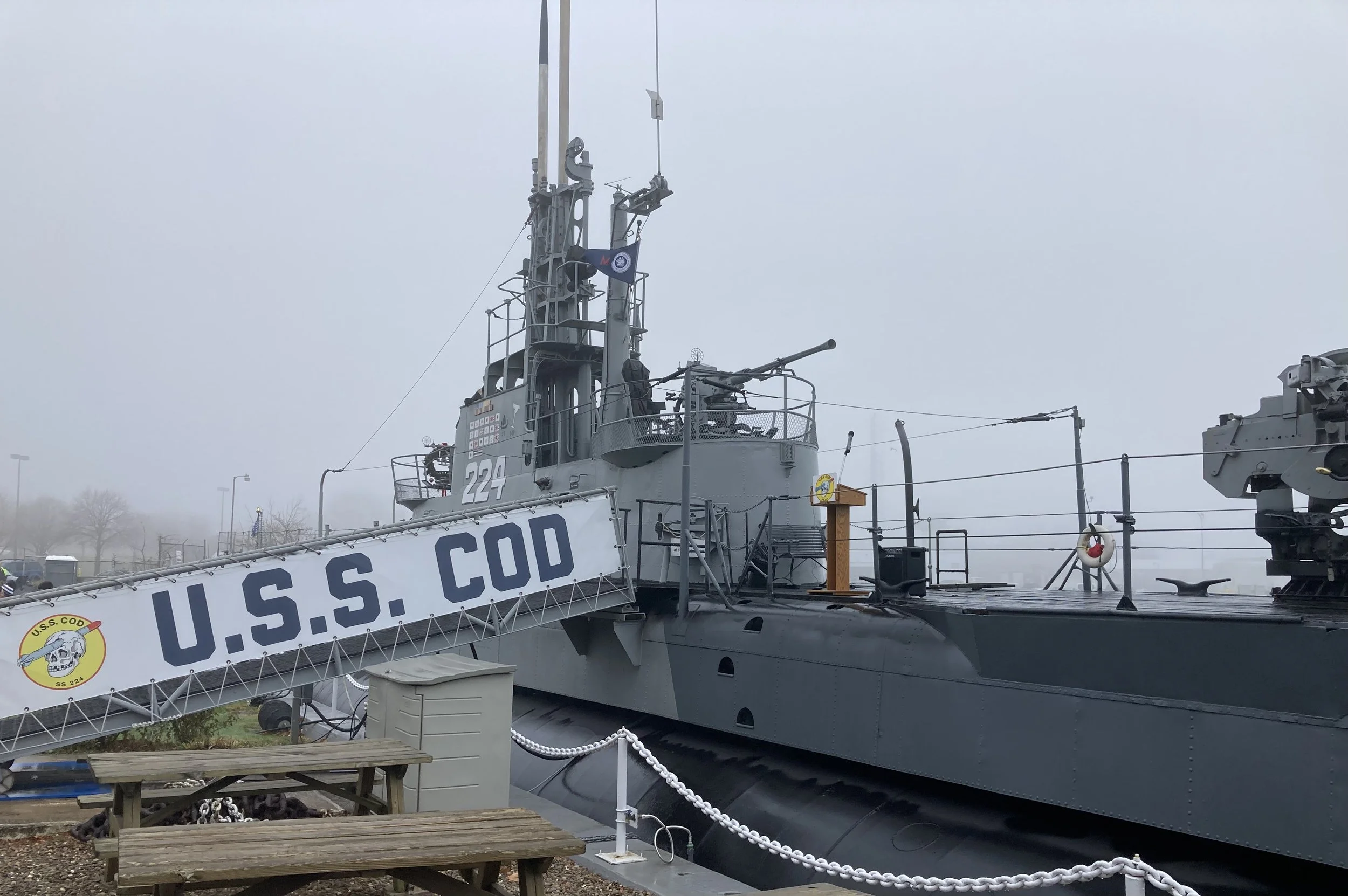 Commemorating Pearl Harbor onboard USS Cod (SS 224) — Bartlett Maritime ...