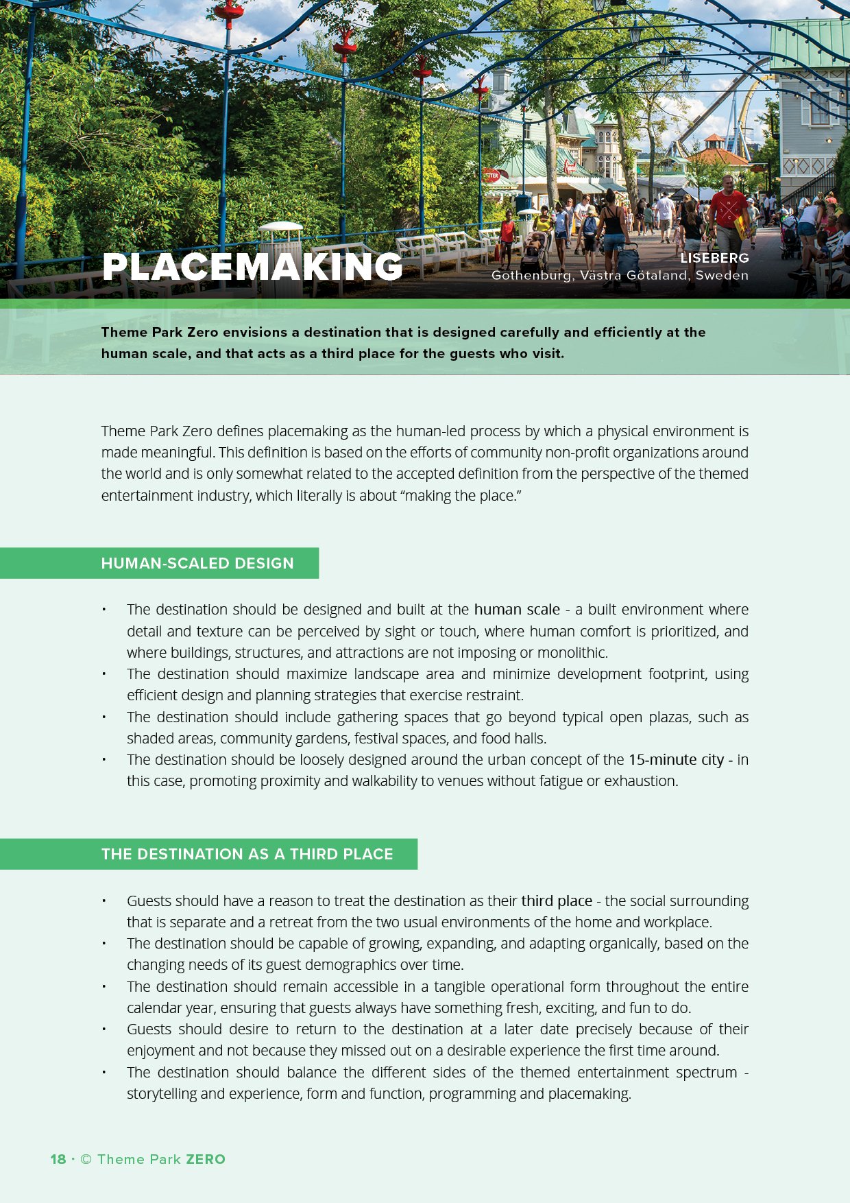 The Framework for Sustainable Themed Entertainment — Theme Park Zero