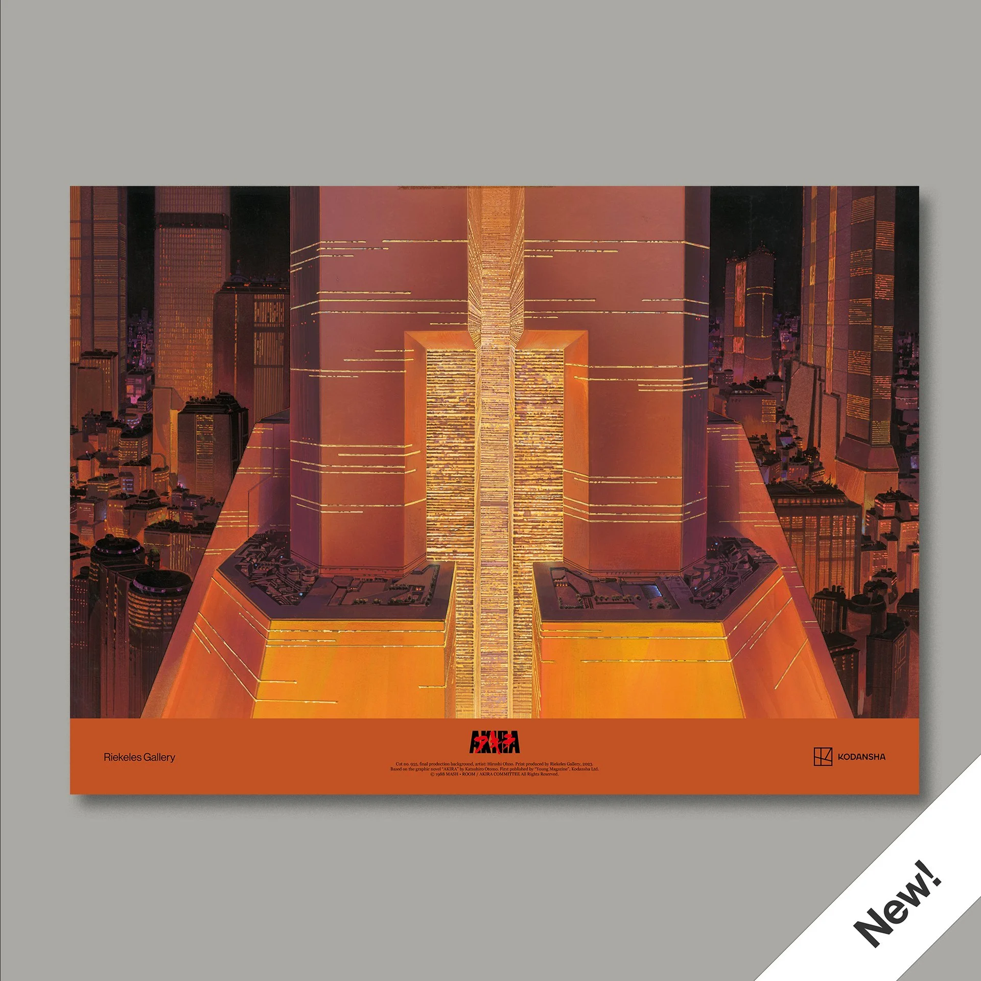 AKIRA poster, wallpaper of background art — Riekeles Gallery