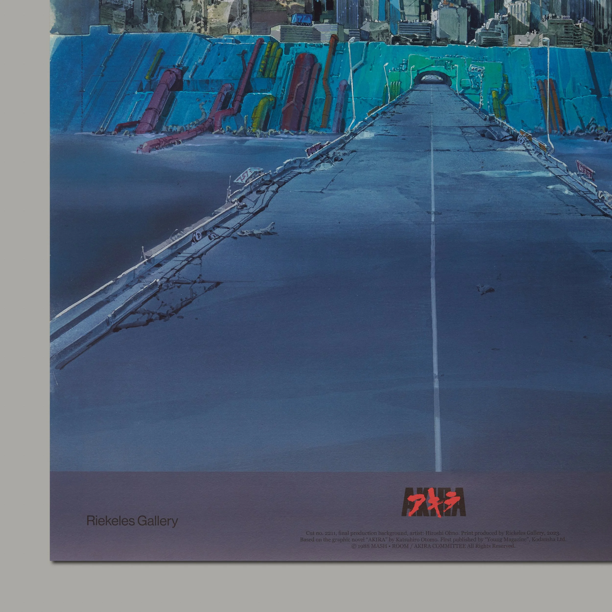 AKIRA poster, wallpaper of background art — Riekeles Gallery