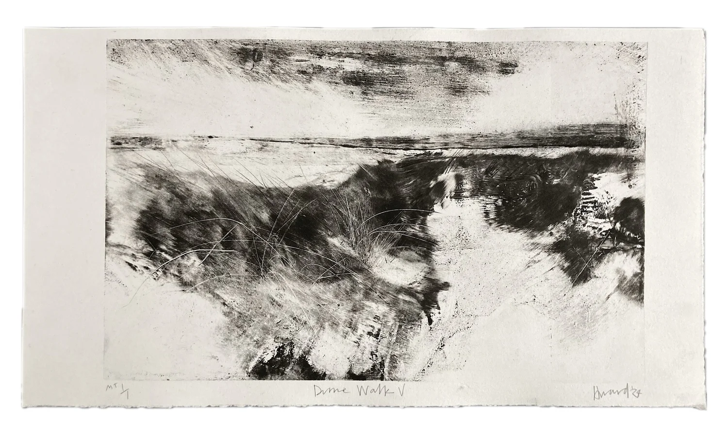 Landscape monotype prints — Helen Ward