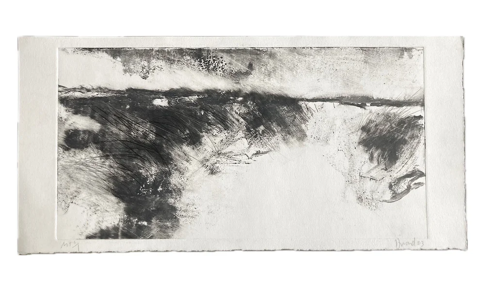 Landscape monotype prints — Helen Ward