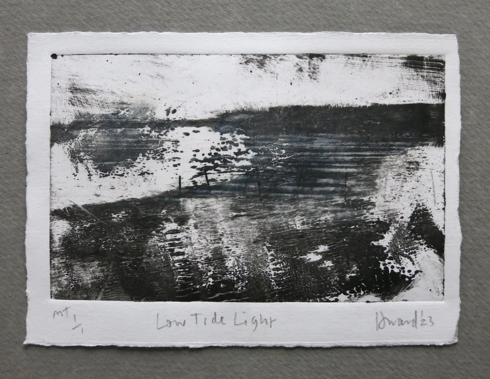 Landscape monotype prints — Helen Ward