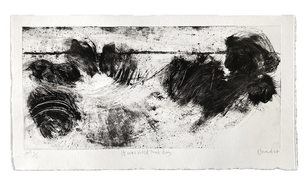 Landscape monotype prints — Helen Ward
