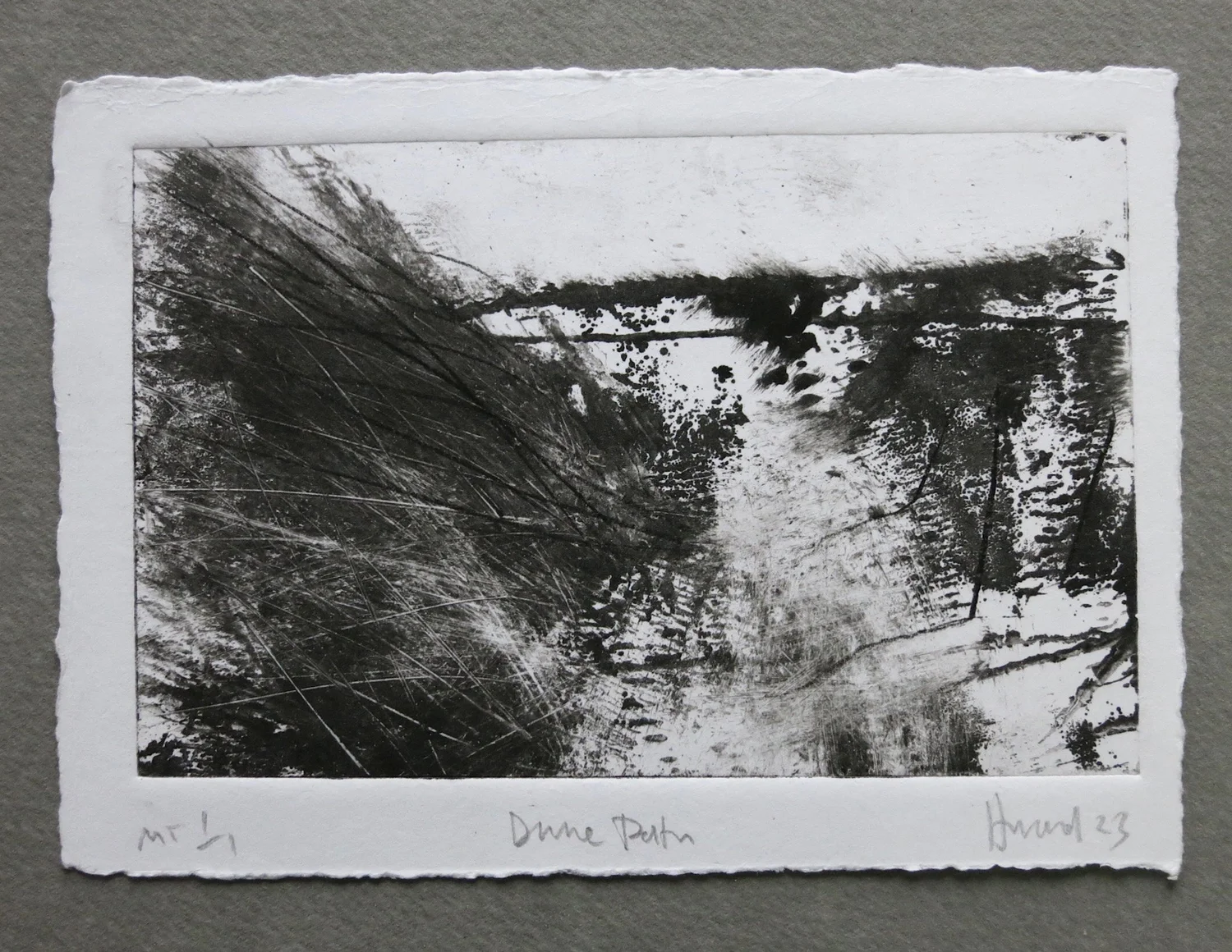 Landscape monotype prints — Helen Ward