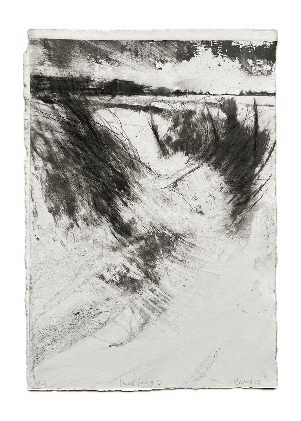Landscape monotype prints — Helen Ward