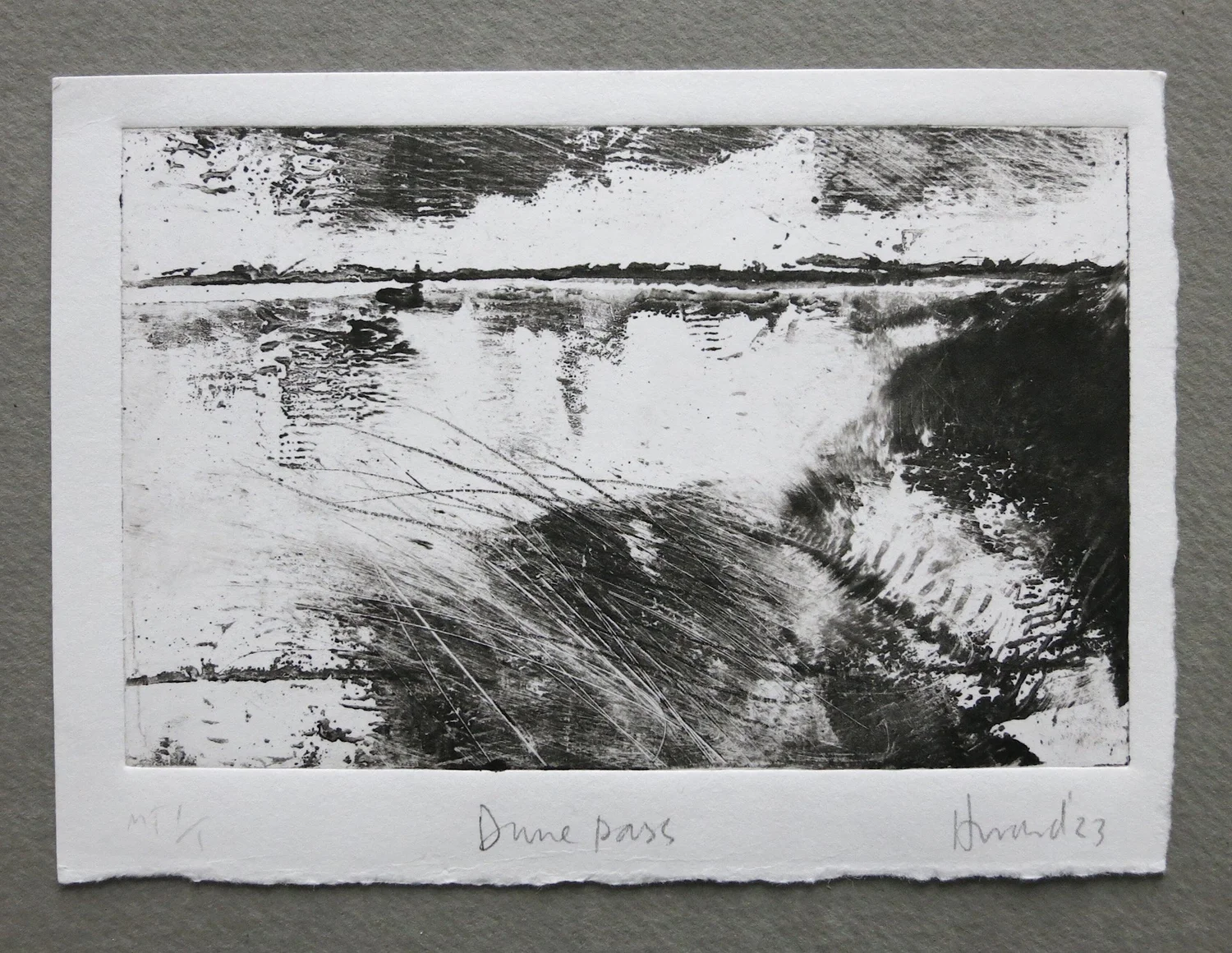 Landscape monotype prints — Helen Ward