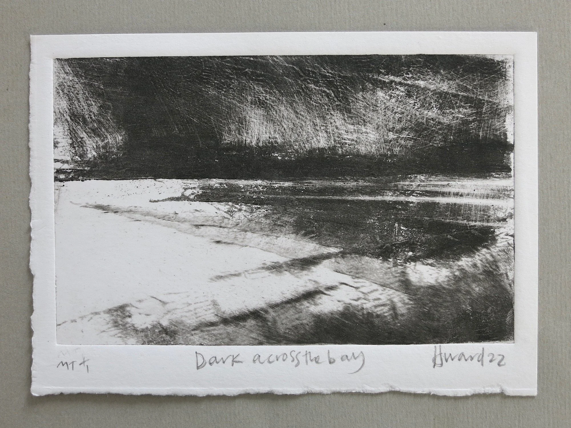Landscape monotype prints — Helen Ward