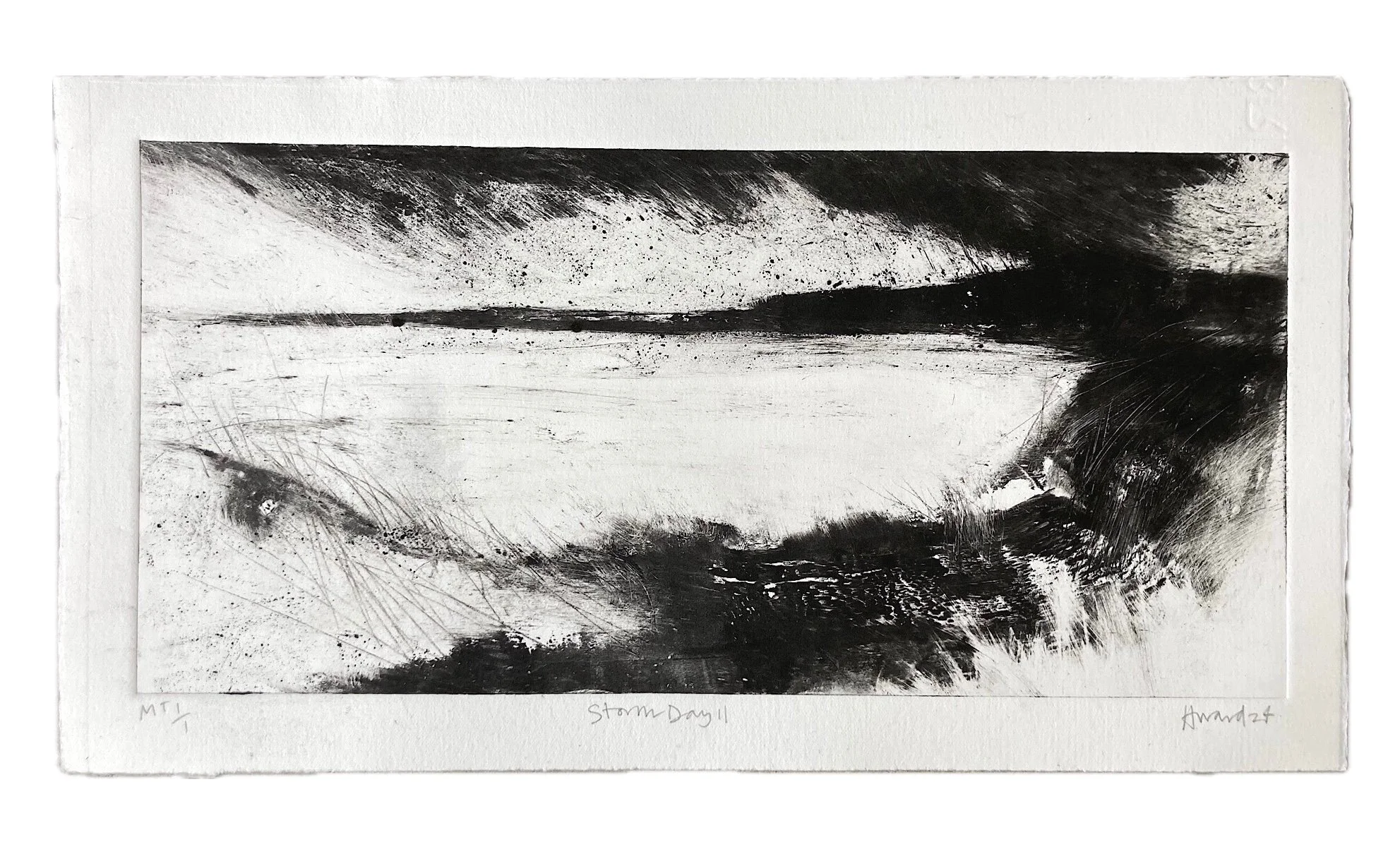 Landscape monotype prints — Helen Ward