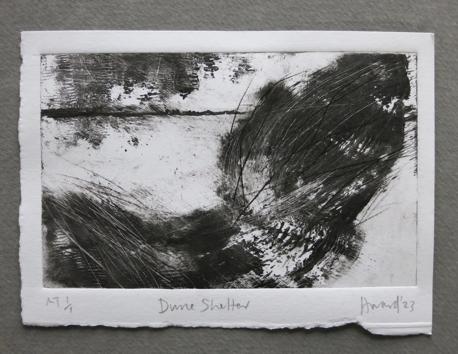 Landscape monotype prints — Helen Ward