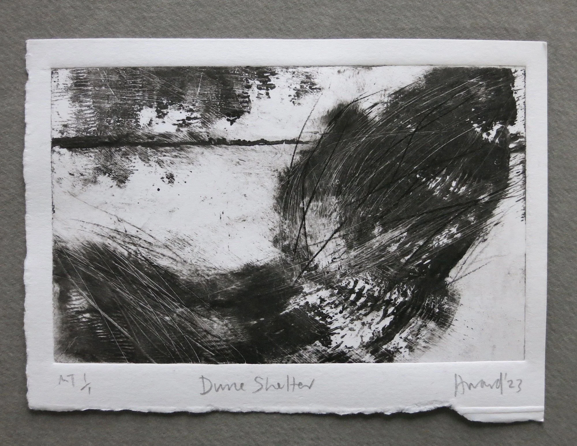 Landscape monotype prints — Helen Ward