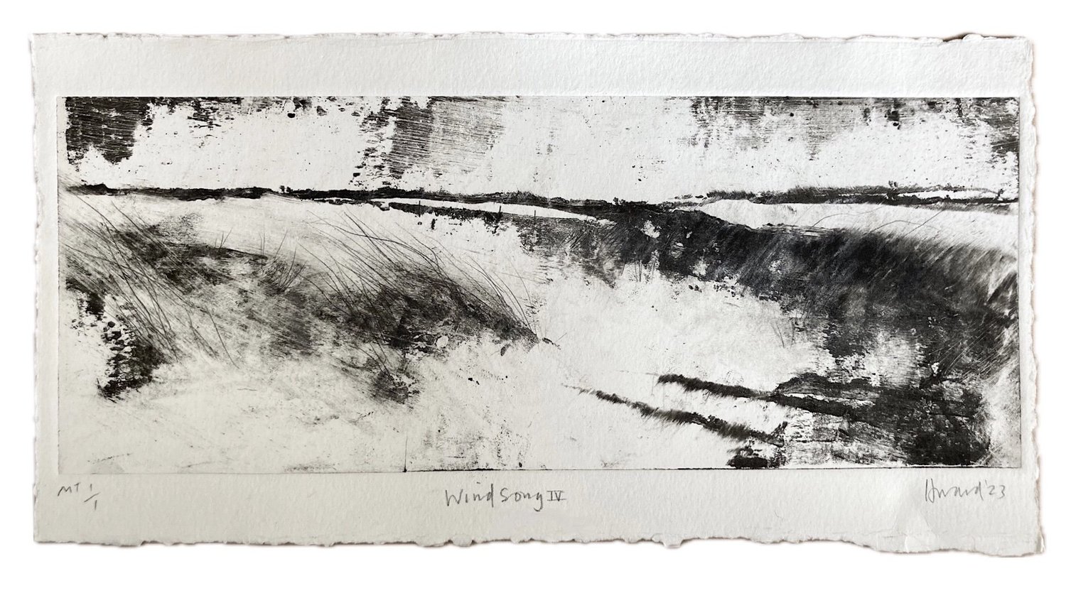 Landscape monotype prints — Helen Ward