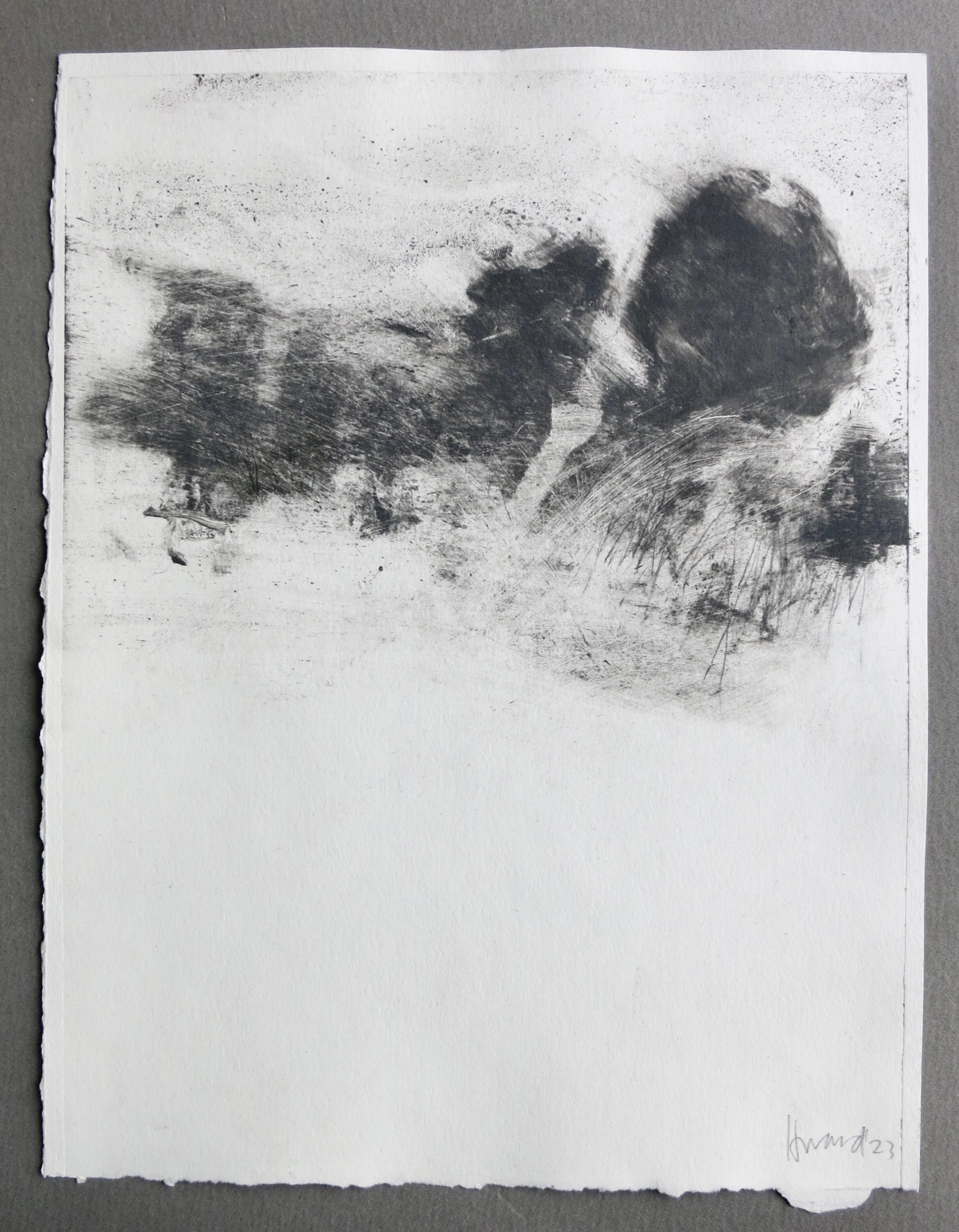 Landscape monotype prints — Helen Ward