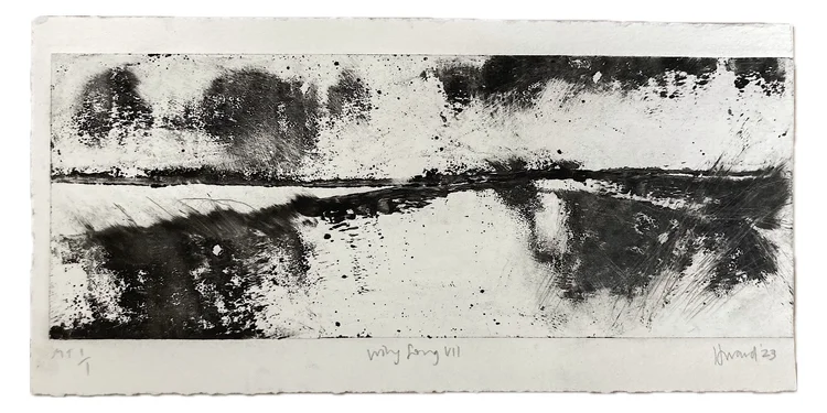 Landscape monotype prints — Helen Ward