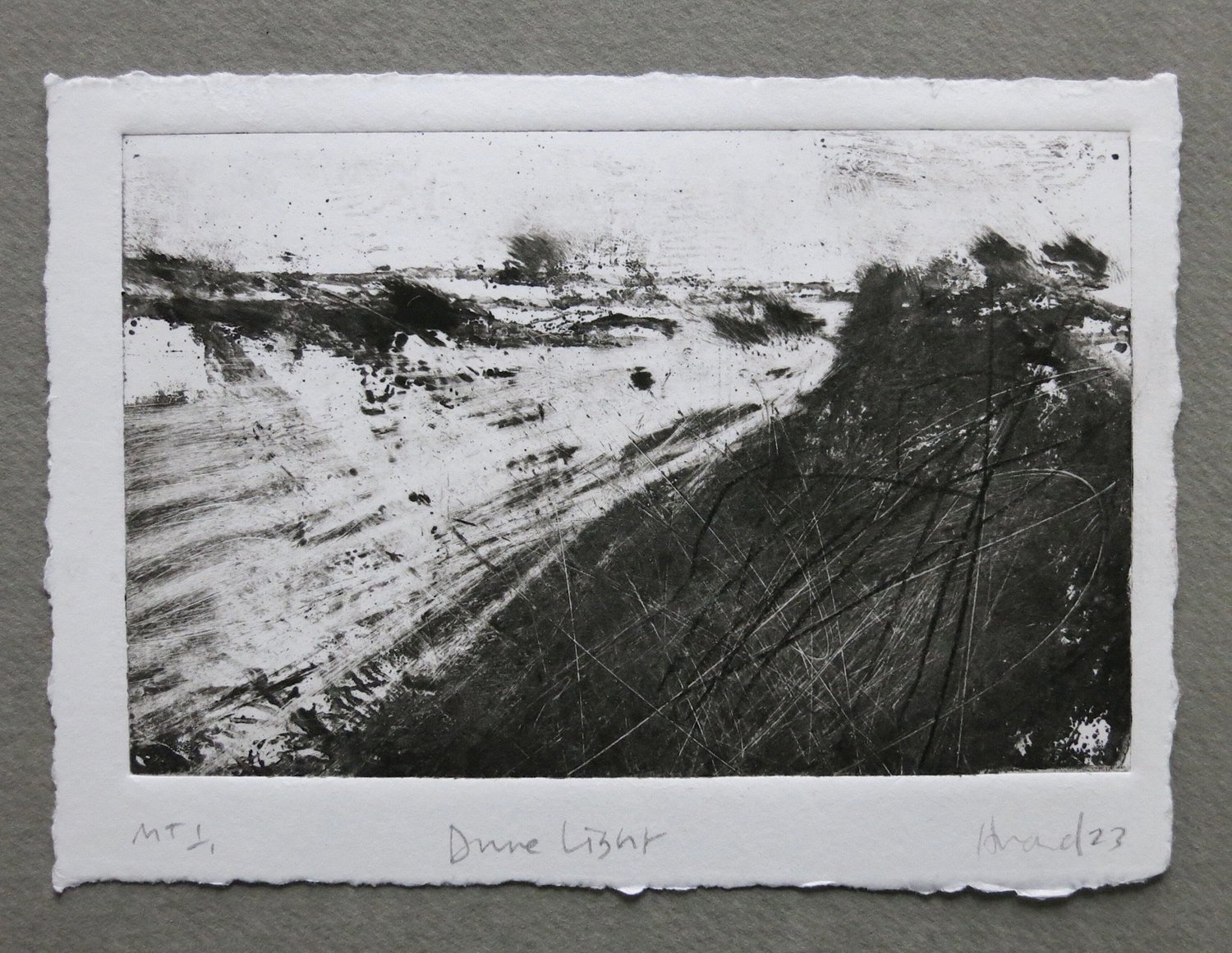 Landscape monotype prints — Helen Ward