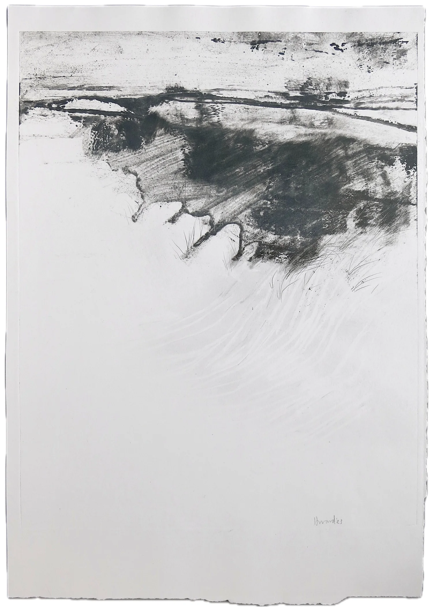 Landscape monotype prints — Helen Ward