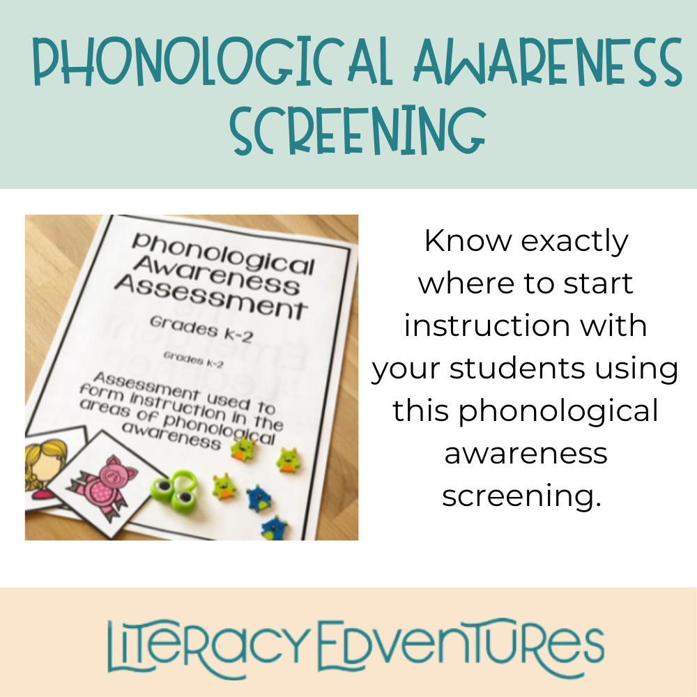 5 Helpful Literacy Assessment Tools for K-2 — Literacy Edventures