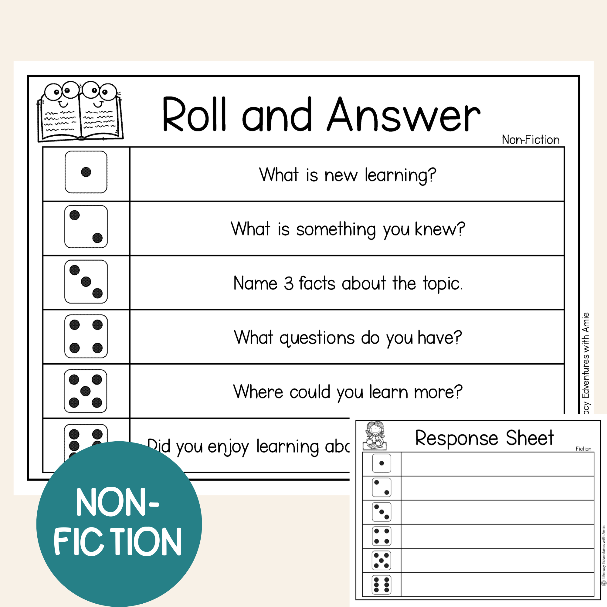 Comprehension Literacy Station — Literacy Edventures