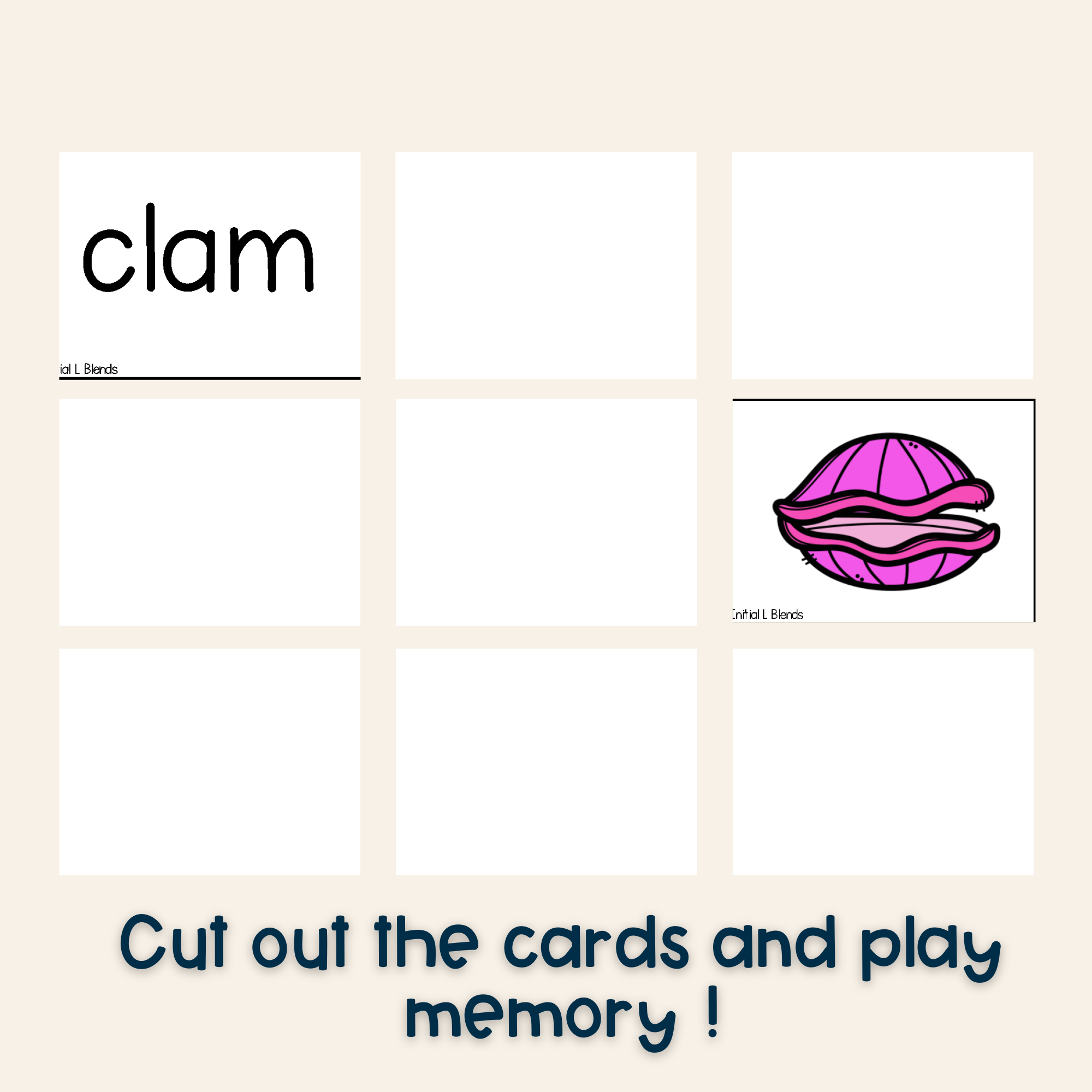 Phonics Memory Game — Literacy Edventures