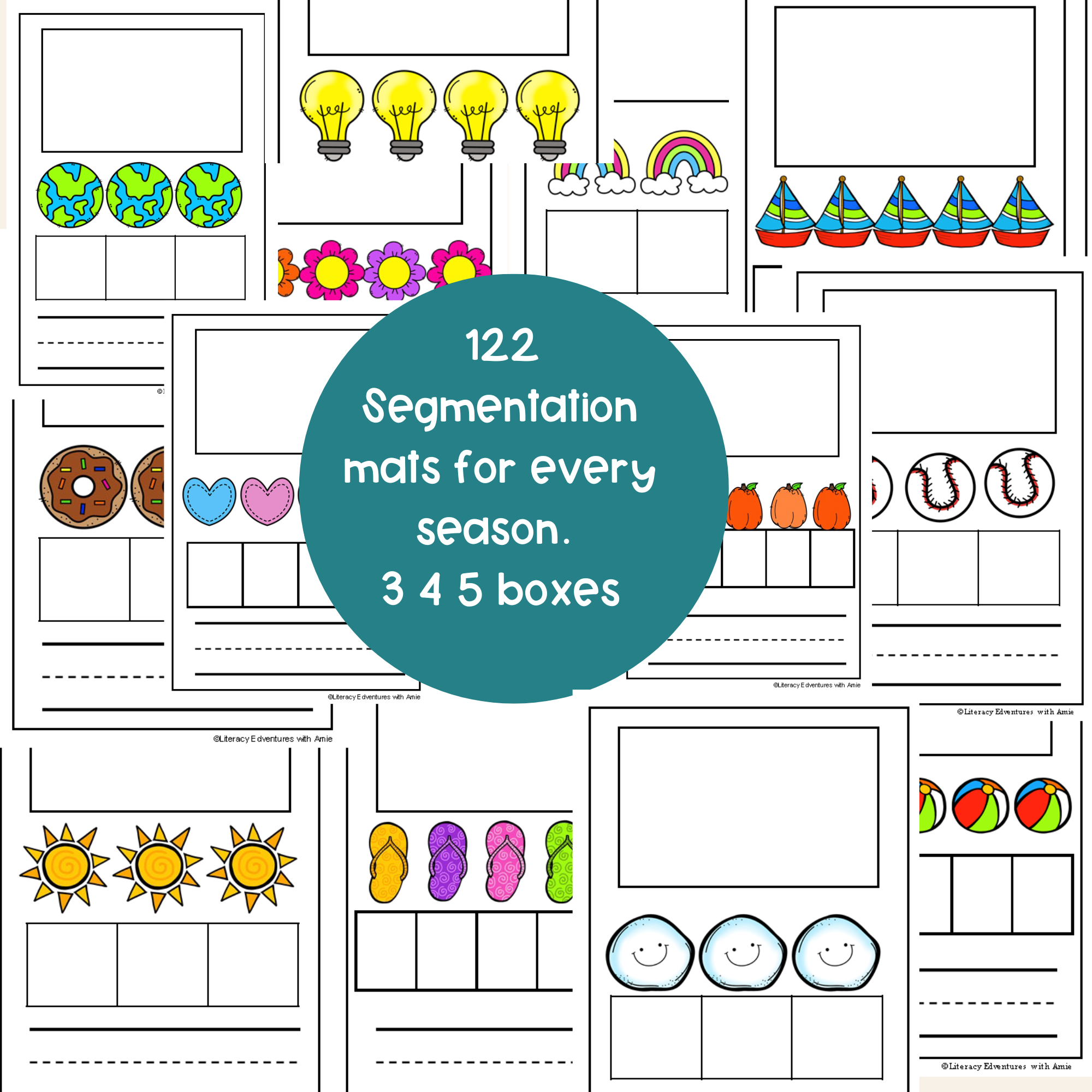 Phoneme Grapheme Mapping Mats and Cards — Literacy Edventures