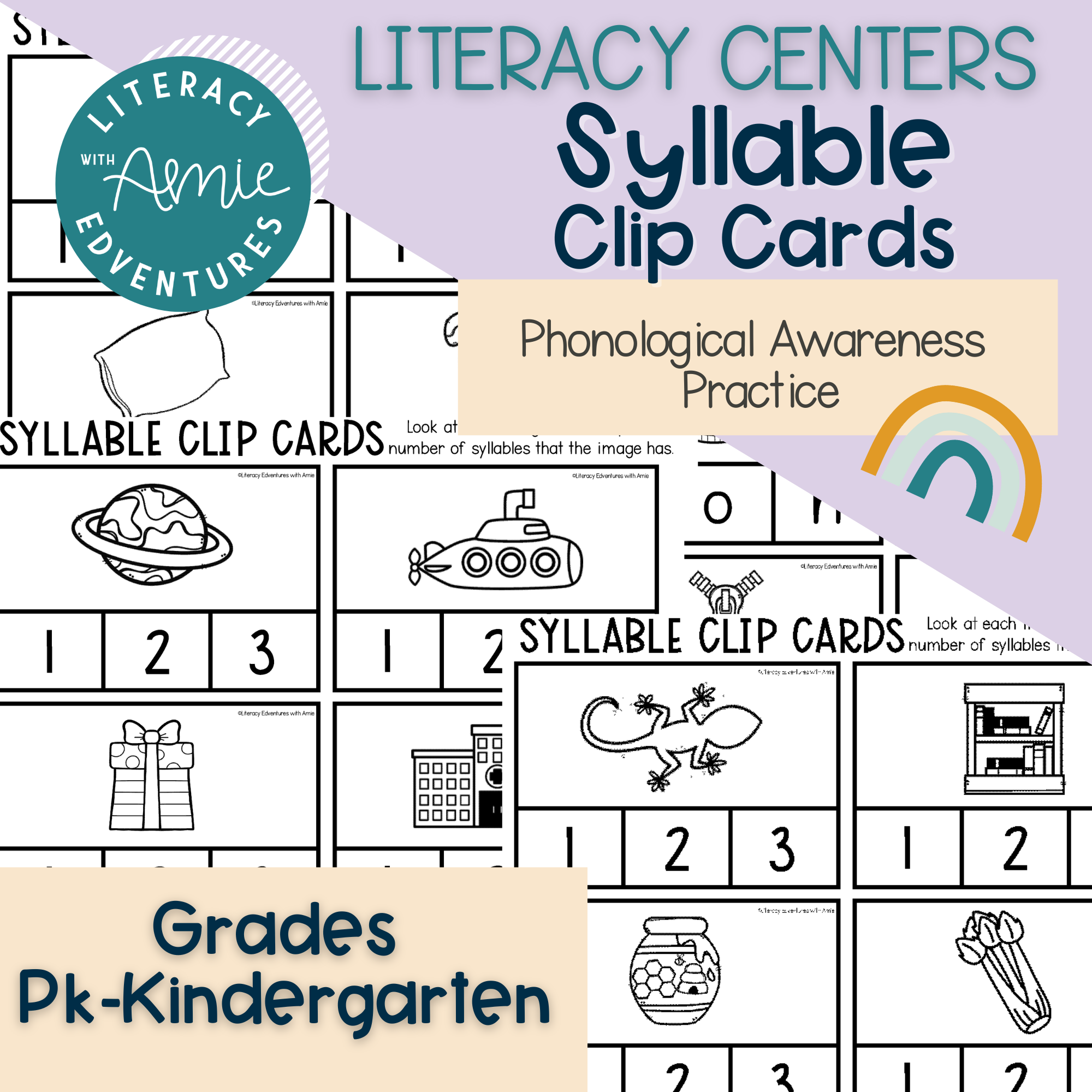 Syllable Task Cards — Literacy Edventures