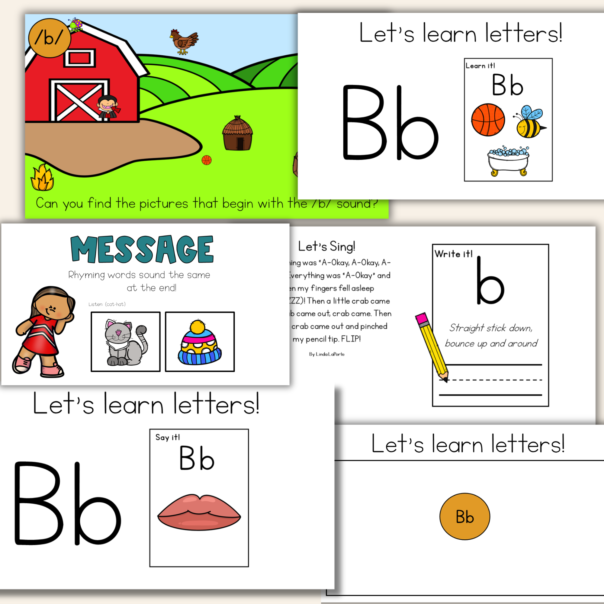 Letter Name/Sound Check (5 Word CVC) — Literacy Edventures
