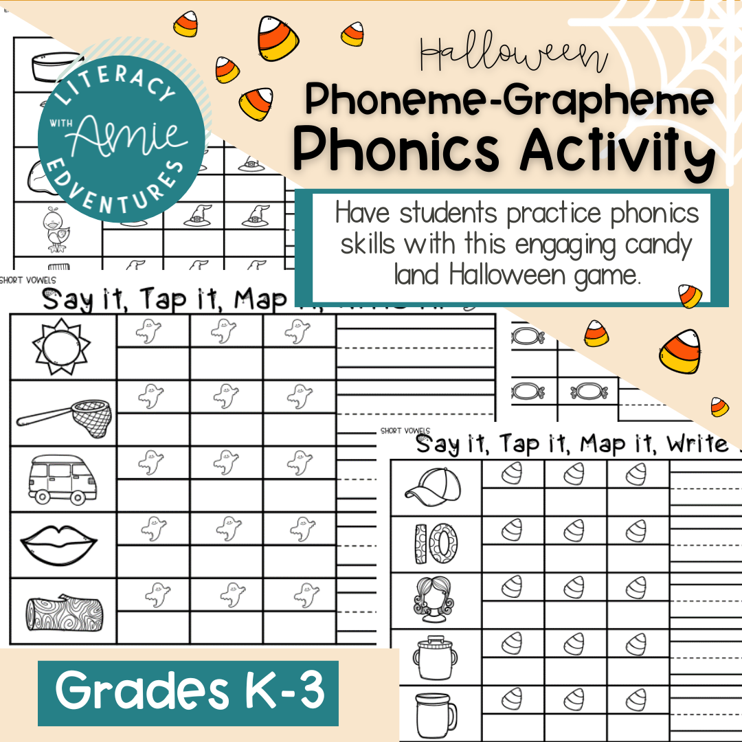 Sound Mapping Tap it Write it - Halloween Theme — Literacy Edventures
