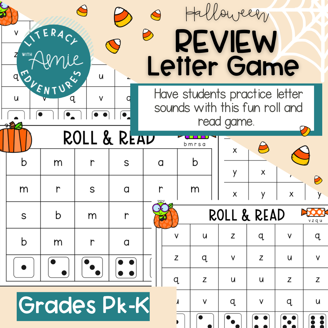 Alphabet Roll and Read Halloween — Literacy Edventures