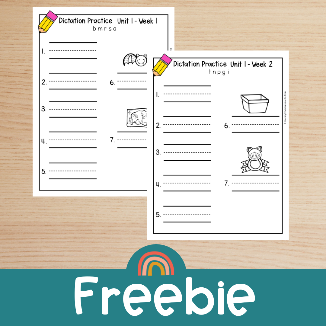 Early Dictation — Literacy Edventures