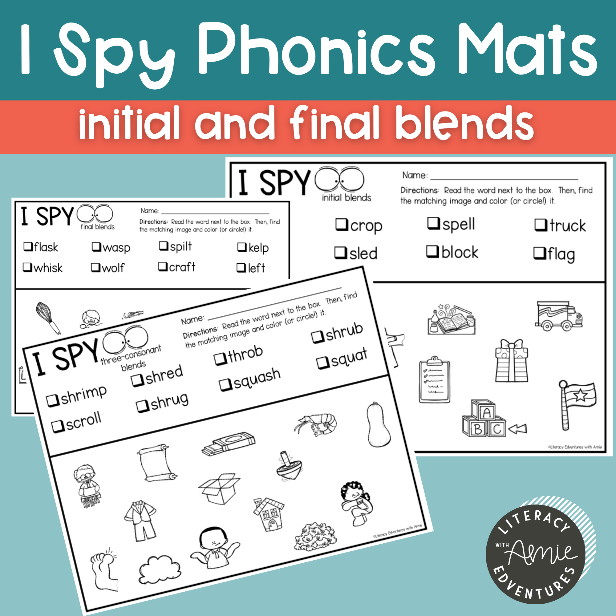 I Spy Phonics Mats — Literacy Edventures