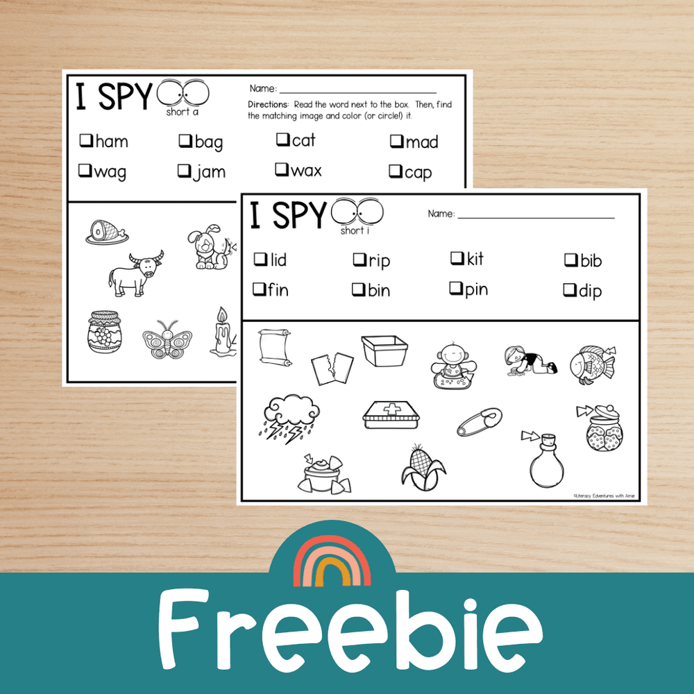 I Spy Phonics Mats — Literacy Edventures