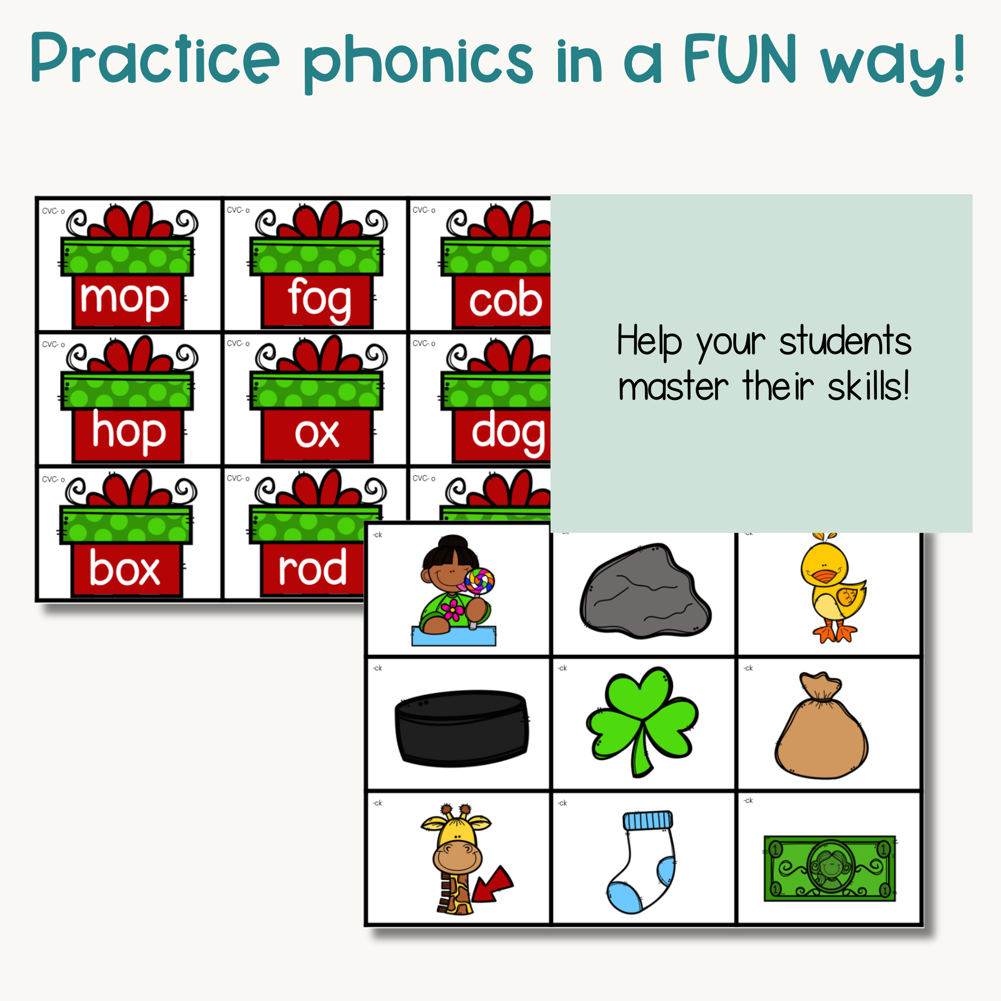 Holiday Memory Phonics Game — Literacy Edventures