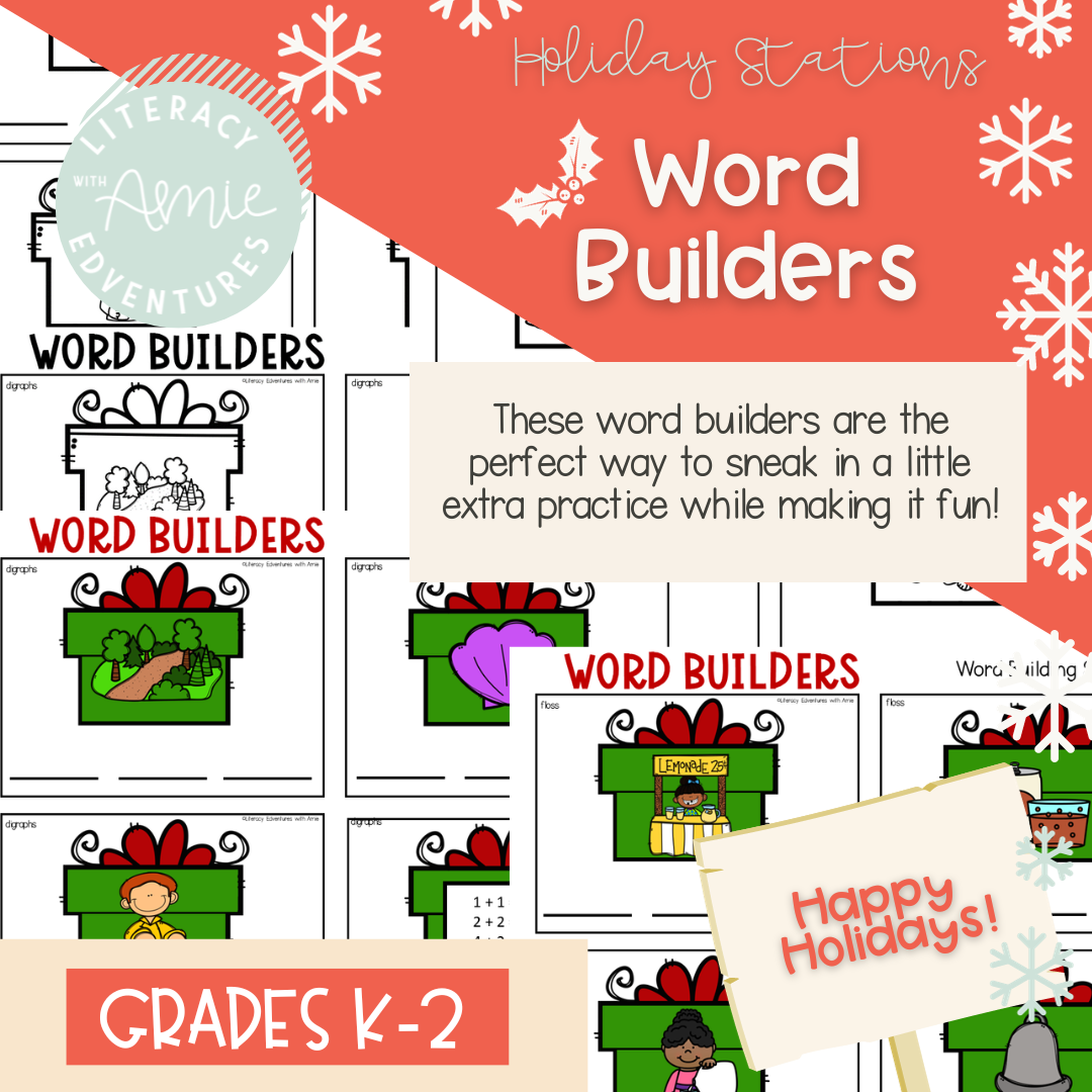 Holiday Phonics Word Builders — Literacy Edventures