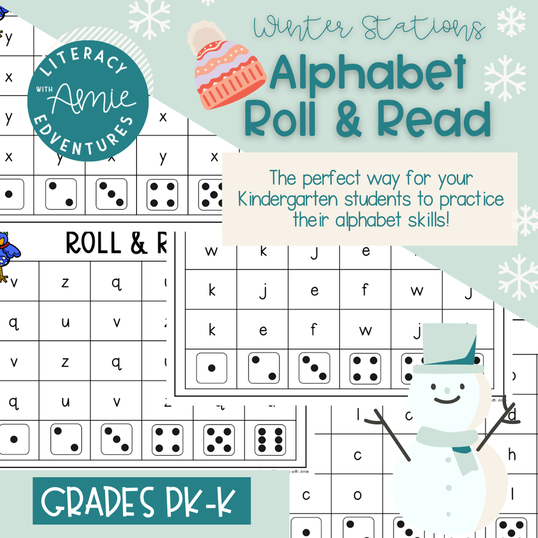 Winter Alphabet Roll and Read — Literacy Edventures