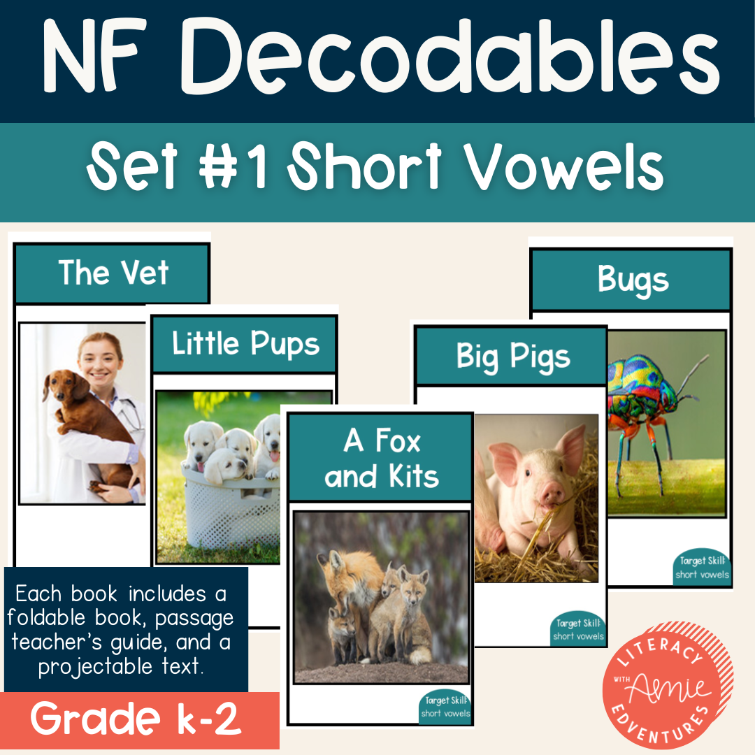Decodable Books and Passages | Short Vowel — Literacy Edventures