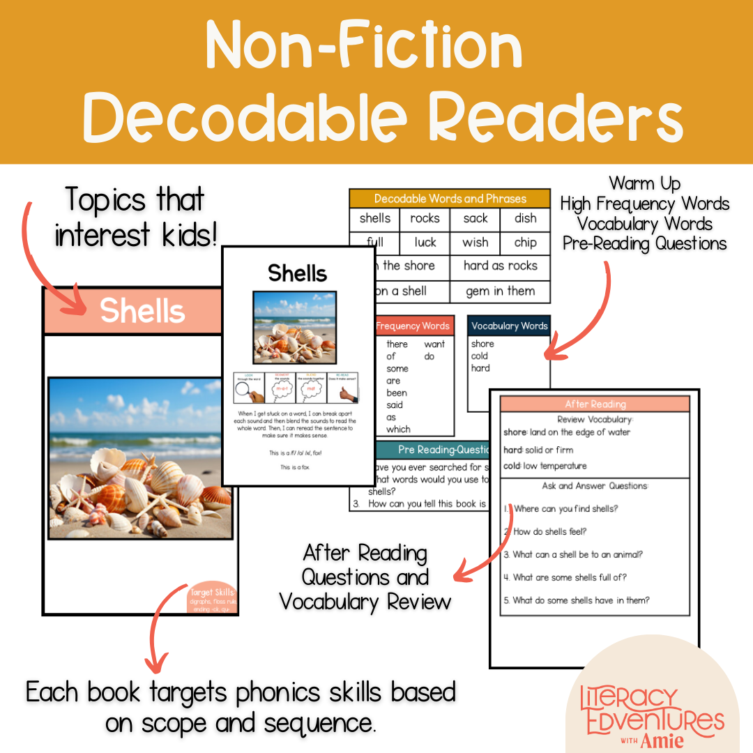 Decodable Books and Passages | Digraphs | Floss Rule | Ending CK ...