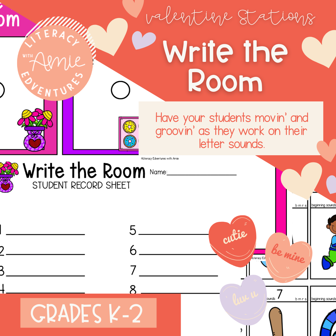 Valentine's Write the Room — Literacy Edventures