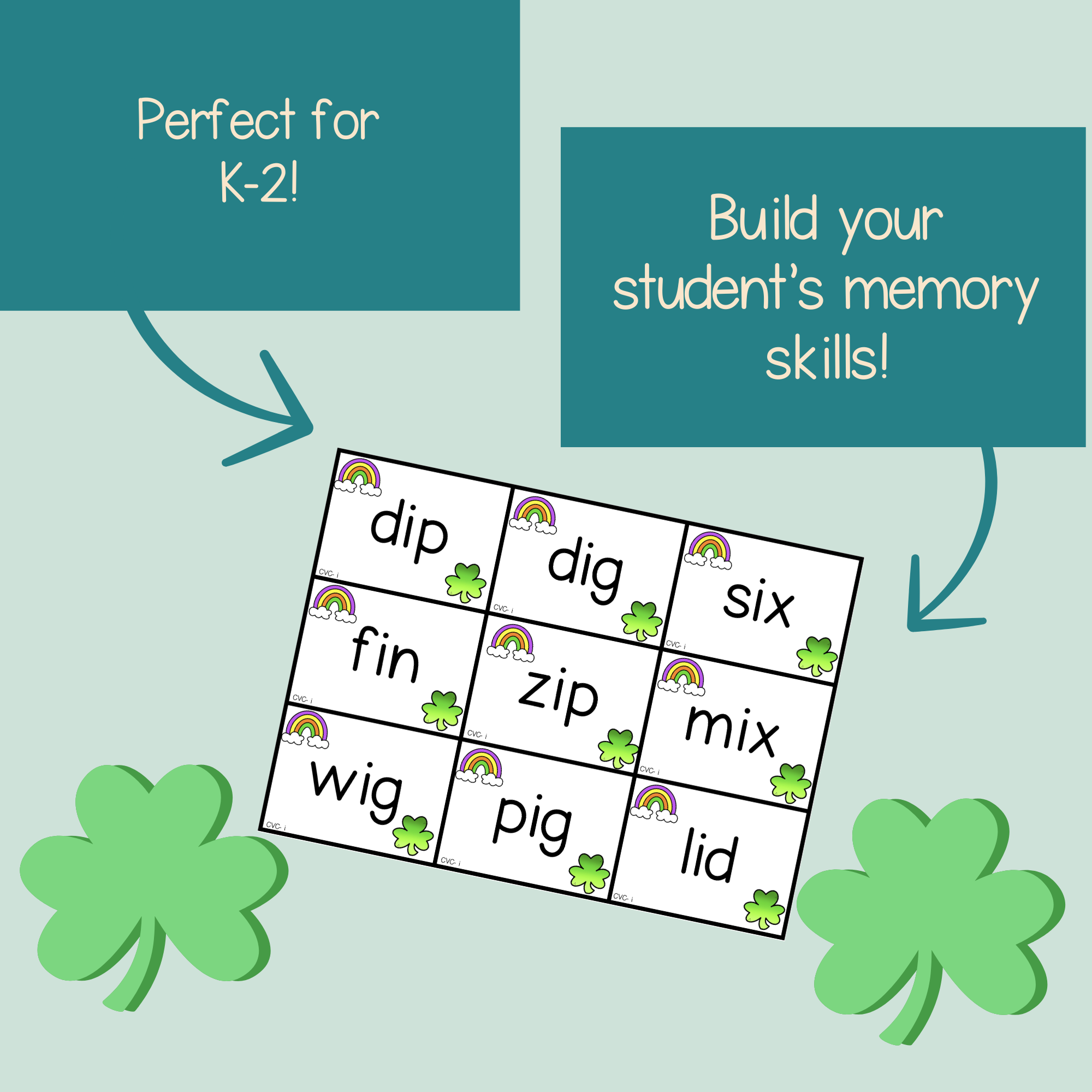 March Memory Phonics Game — Literacy Edventures