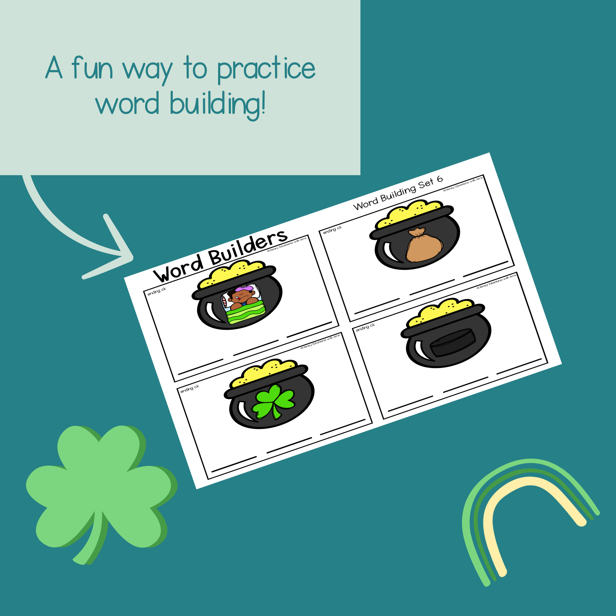 March Phonics Word Builders — Literacy Edventures