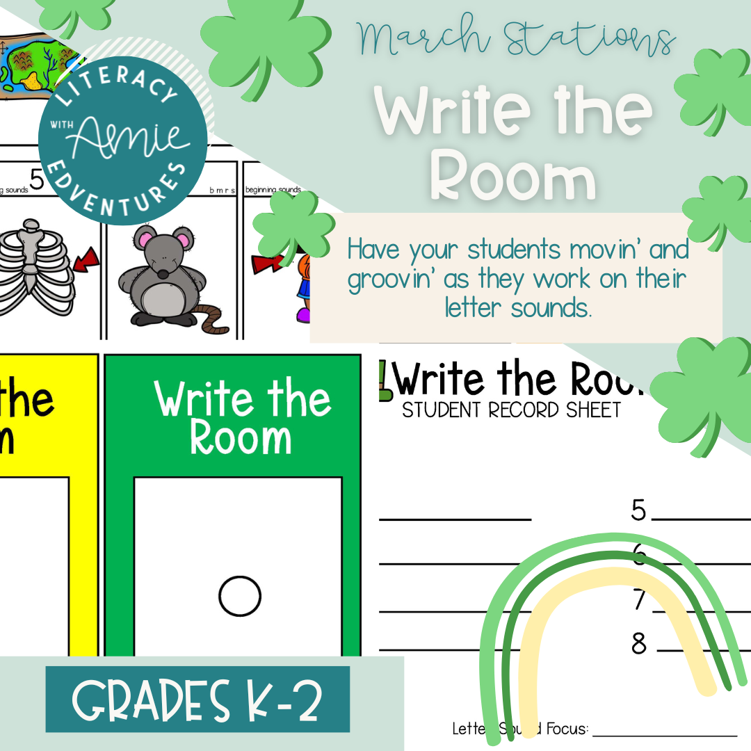 March Write the Room — Literacy Edventures