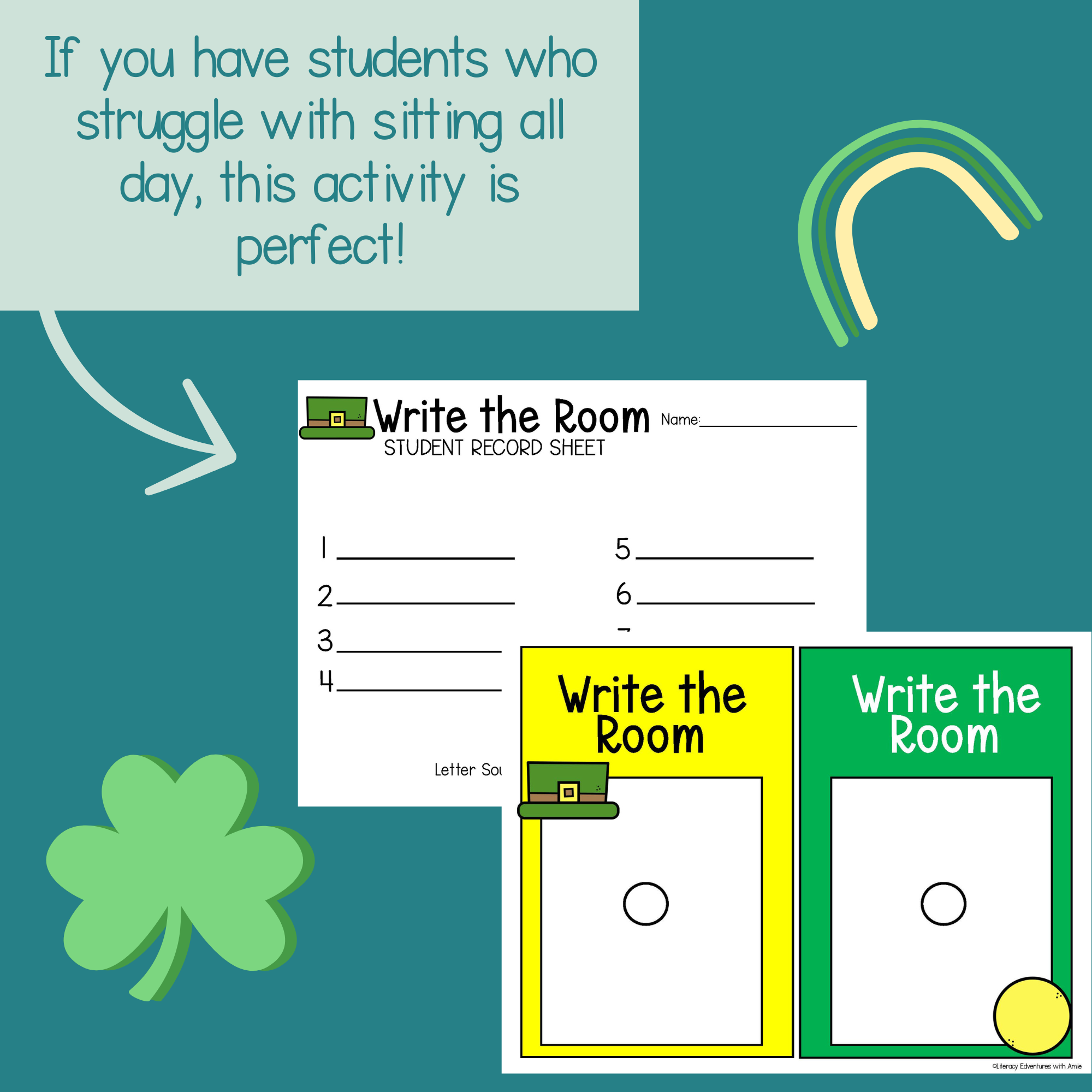 March Write the Room — Literacy Edventures