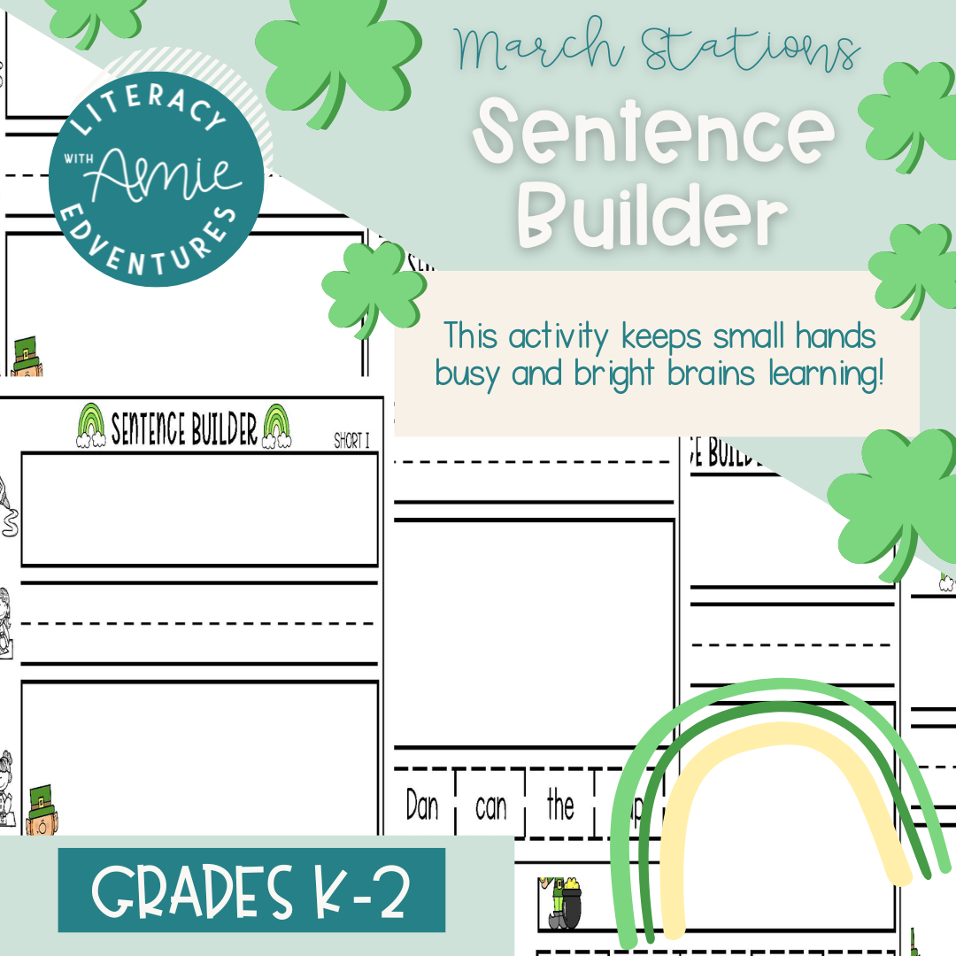 March Sentence Builder — Literacy Edventures