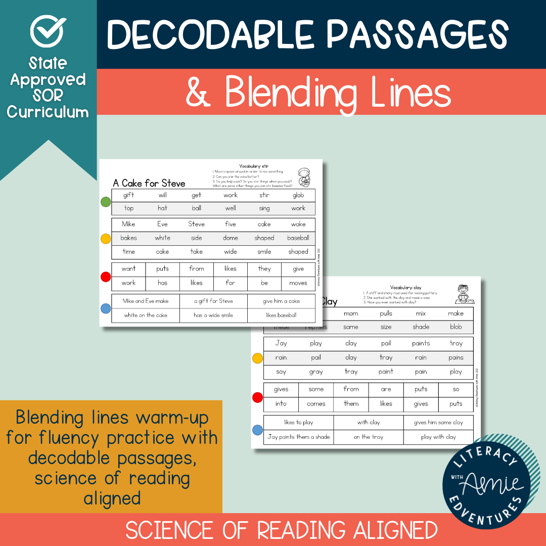 Decodable Goals Full Set — Literacy Edventures