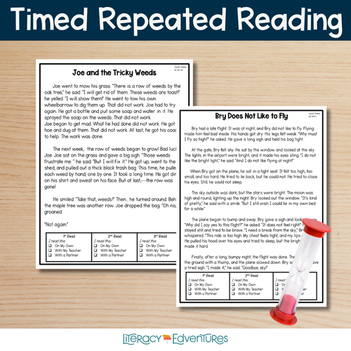Timed Repeated Reading for Fluency — A Simple Routine — Literacy Edventures