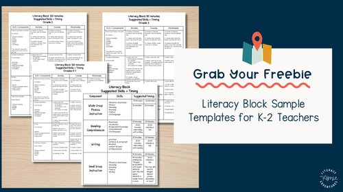 K–2 Literacy Block Schedule Aligned to the Science of Reading ...