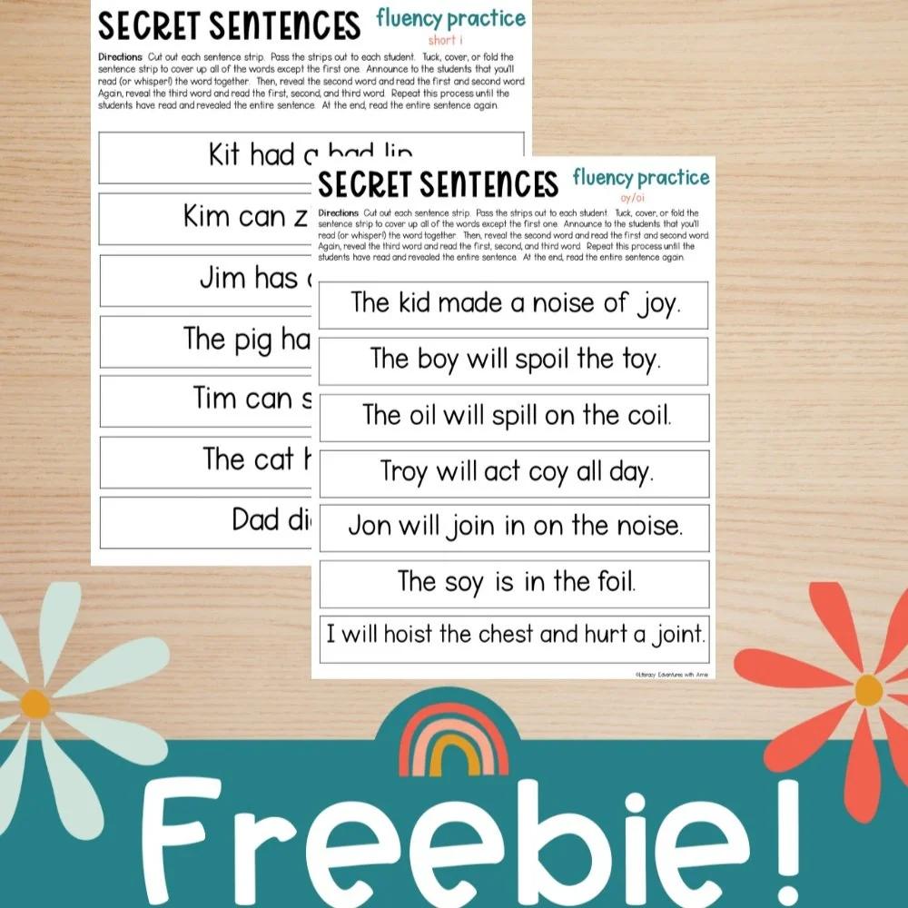 Fluency Practice First Grade — Literacy Edventures