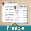 Scooping Fluency Freebie — Literacy Edventures
