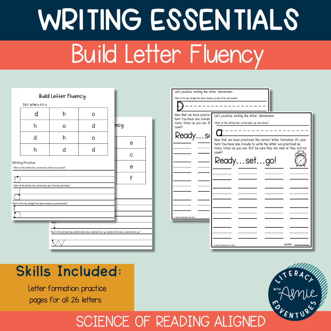 Letter and Sound Curriculum — Literacy Edventures