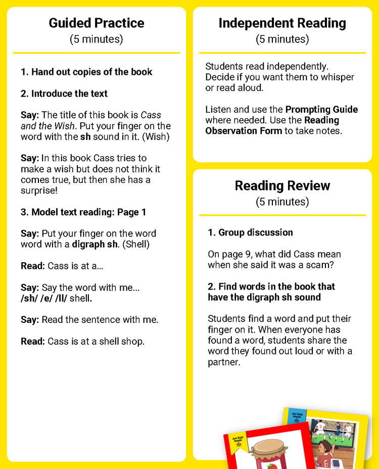 Just Right Reader Lesson in Action — Literacy Edventures
